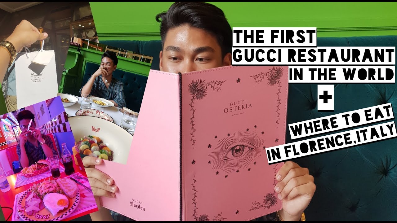 The First Gucci Restaurant in the world + Where to eat in Florence ...