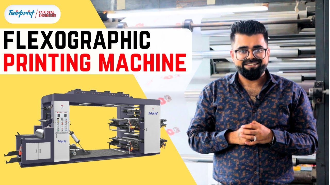 Flexographic Printing Machine : High-Speed Cost Effective Printer - YouTube