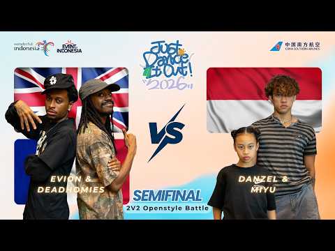 DEADHOMIES & EVION VS DANZEL & MIYU / 2V2 OPENSTYLE SEMIFINAL / JDIO 2026