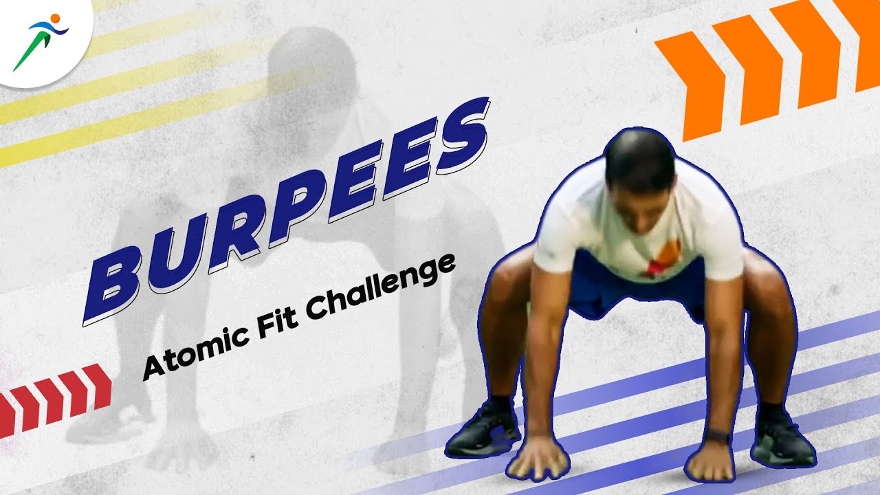 How To Do Burpees Exercise | Atomic Fit Challenge | Fitistan - Ek Fit ...