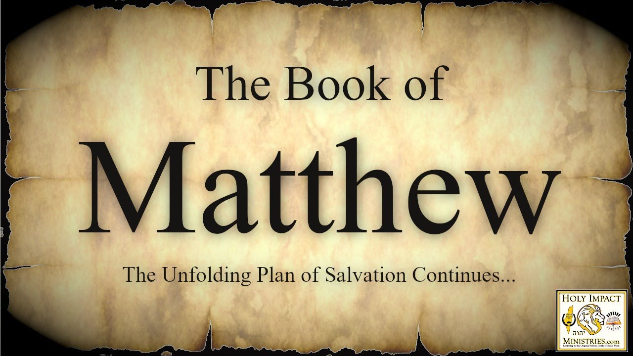 The Book of Matthew Chapter 1 The Hebrew Matthew - YouTube