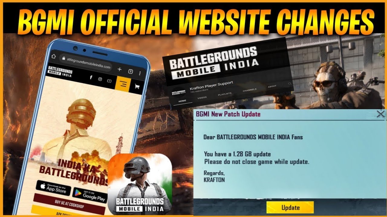 BGMI OFFICIAL WEBSITE CHANGES || FINNALY 😯 UNBAN BGMI.. @INDGAMERZONE ...
