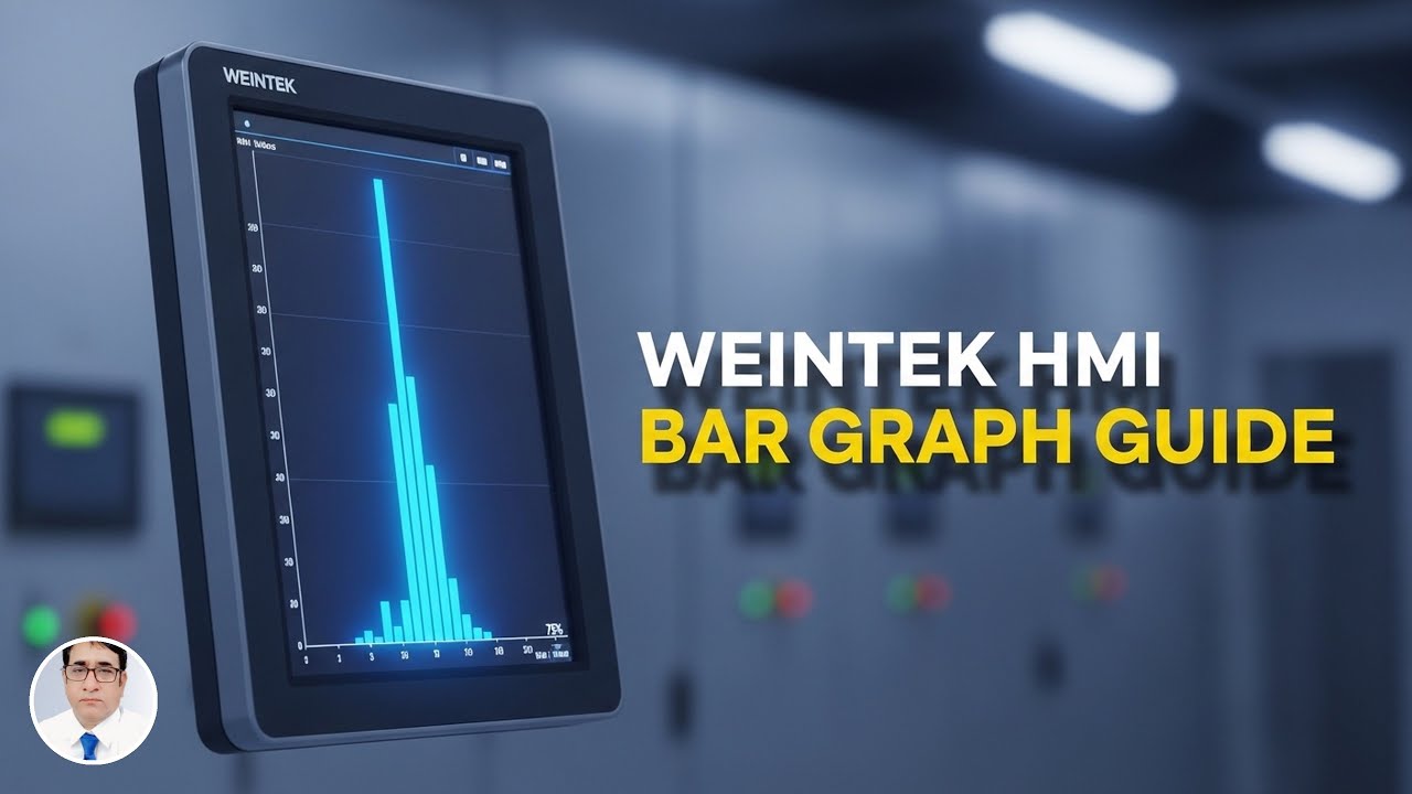 how can make bar graph in weintek HMI - YouTube