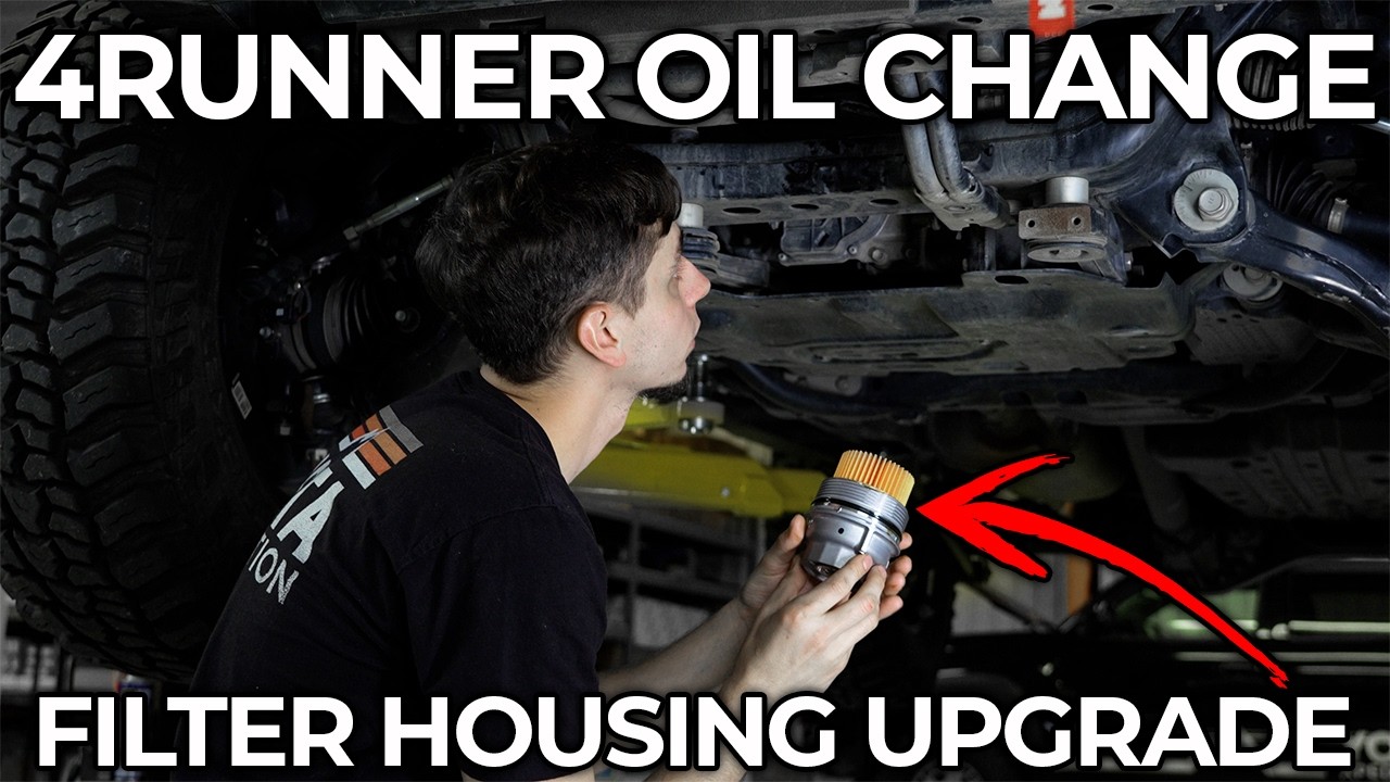 4Runner Oil Change And Housing Upgrade + Maintenance Light Reset - YouTube