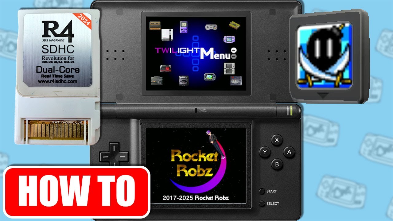 How To Setup TWiLight Menu With Your Real Time Save R4 Card Bomberman ...