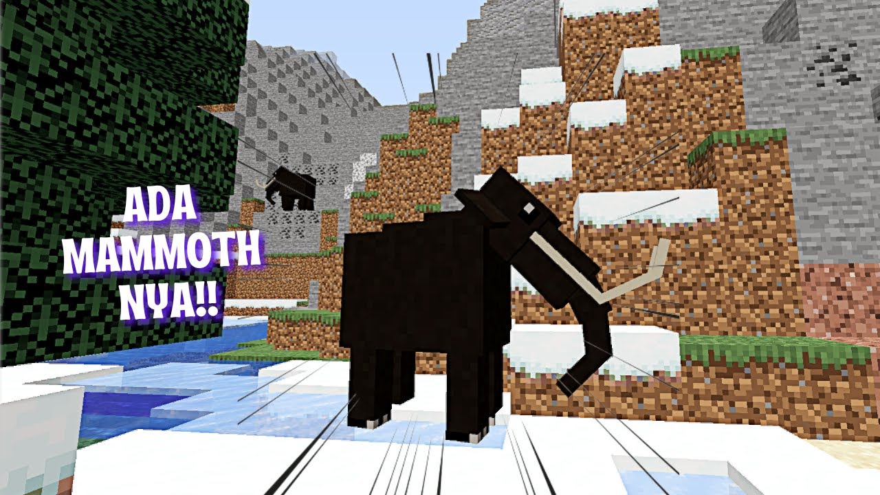 MINECRAFT, TAPI KITA KEMBALI KE ZAMAN PURBA! (Stone Age Mod Challenge ...