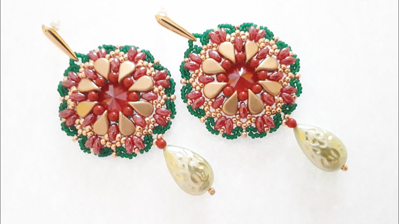 Tutorial Modulo Wild Berry con superduo Amos e perle - YouTube