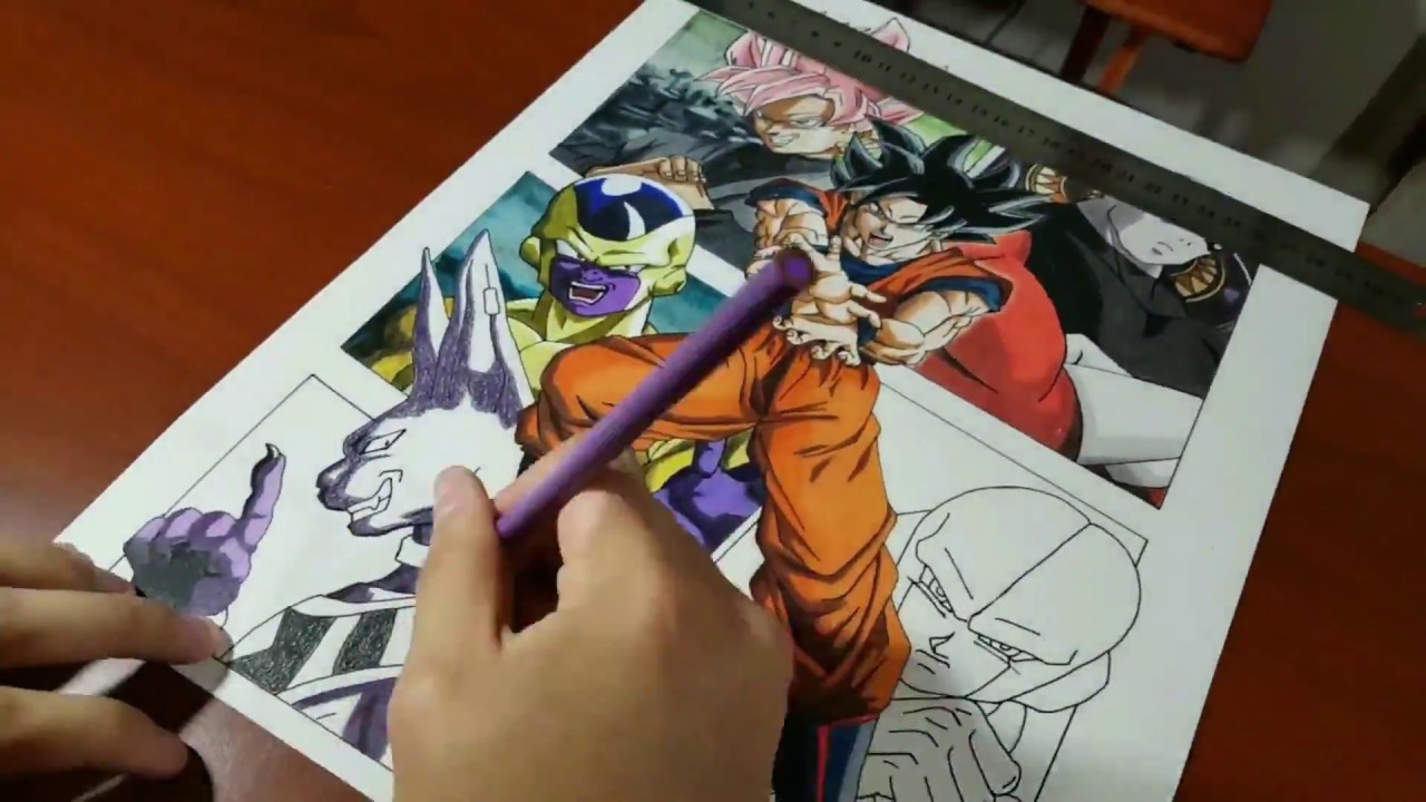 Dragon Ball Super - Speed Drawing - YouTube