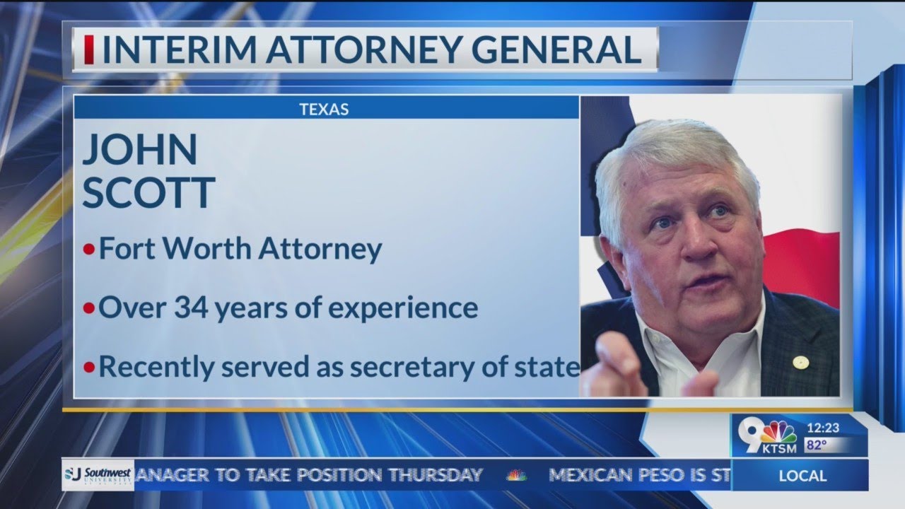 Gov. Abbott appoints former Secretary of State John Scott as interim ...