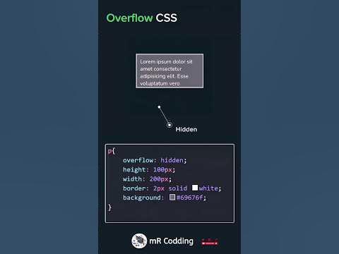 Overflow in css property|Hidden|Scroll|Auto|Visiable overflow value - YouTube