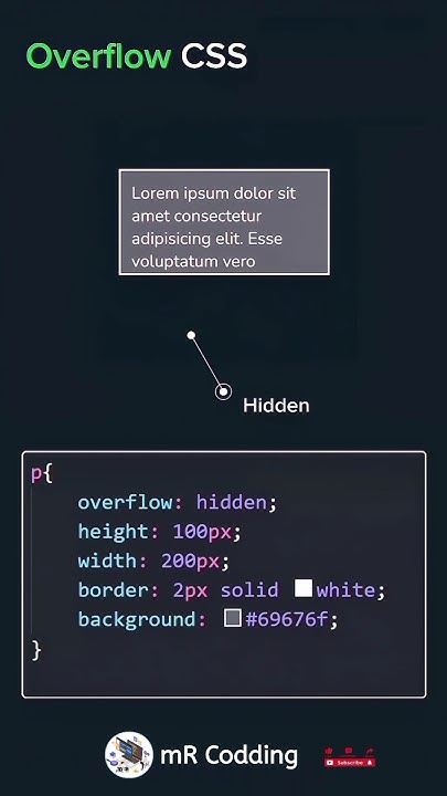Overflow in css property|Hidden|Scroll|Auto|Visiable overflow value - YouTube