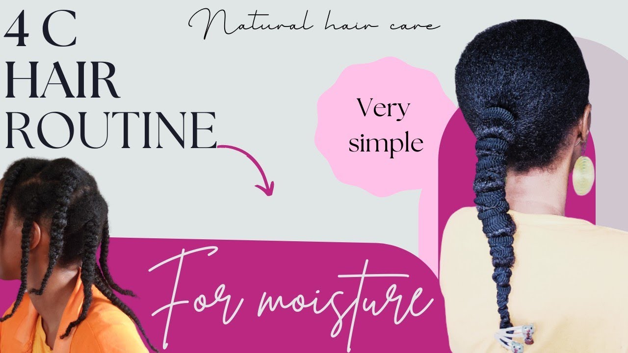 4C HAIR ROUTINE | MOISTURISING AND REFRESHING A STYLE - YouTube