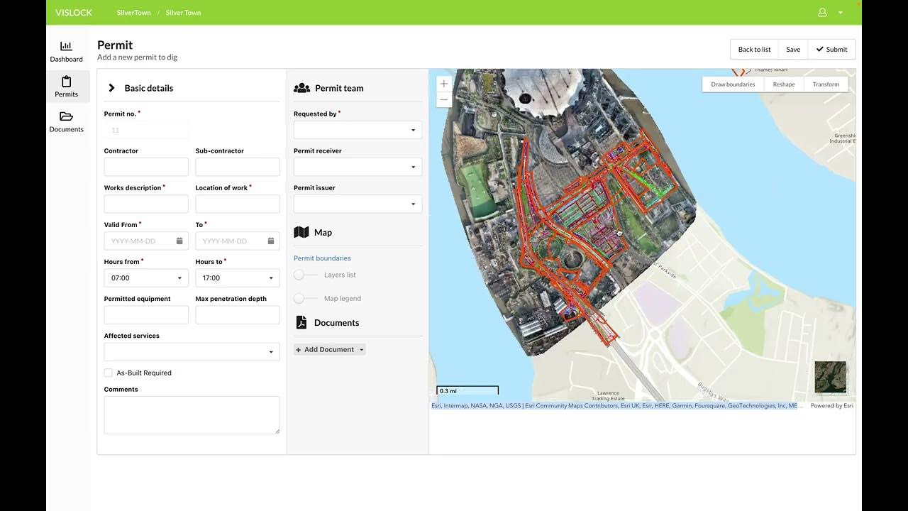 Photogrammetry in Vislock with ESRI ArcGIS web map - YouTube