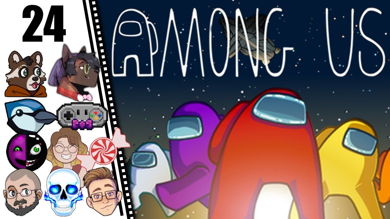 Let's Play Among Us Part 24 - Ten Players! - YouTube