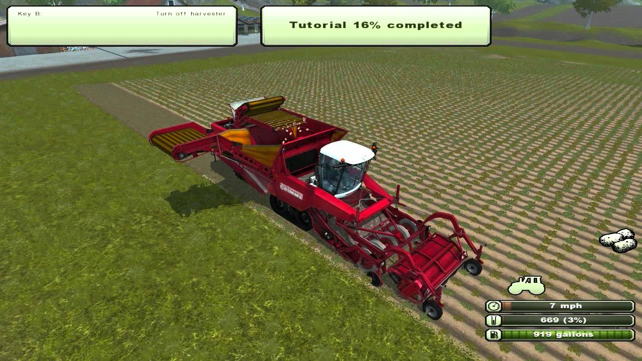 Potato Harvest - Farming Simulator 2013 DEMO - YouTube