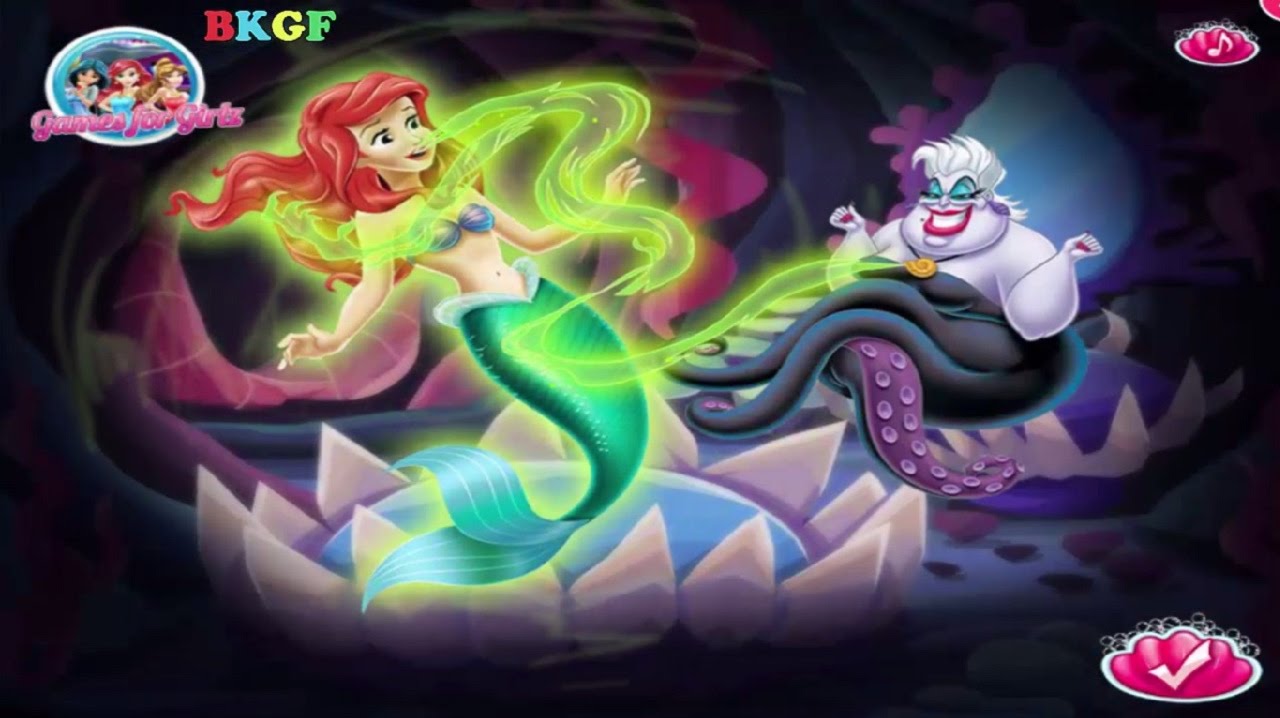 Disney Ariel Story-Best Kid Games Free-Game Baby Movie - YouTube