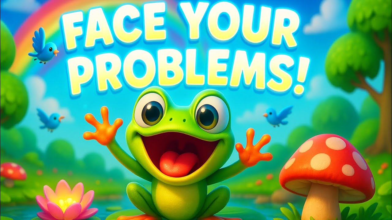Face your problems. Moral story kor kids in en - YouTube