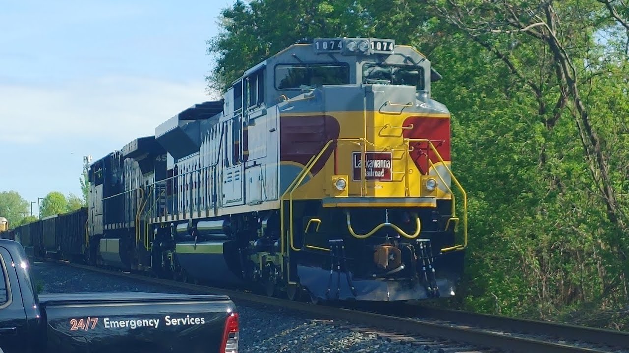 Chasing NS 121 with NS 1074 Leading! (5-7-24) - YouTube