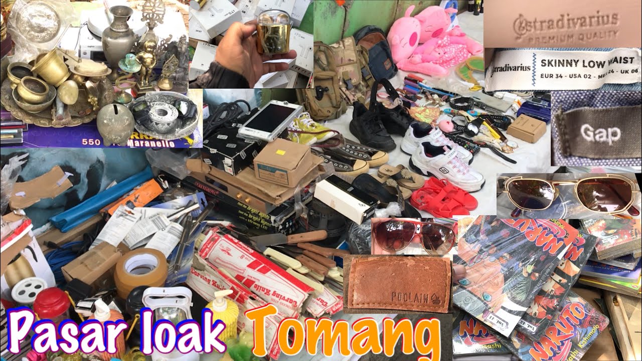 PASAR LOAK TOMANG JAKARTA BARAT 👖JARANG ADA YG TAU TEMPAT HUNTING ...
