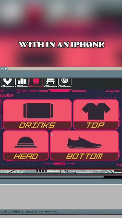 Designing an interface for my game! #devlog #game #iphone #pixelart #app #art #indiedev #shorts ...