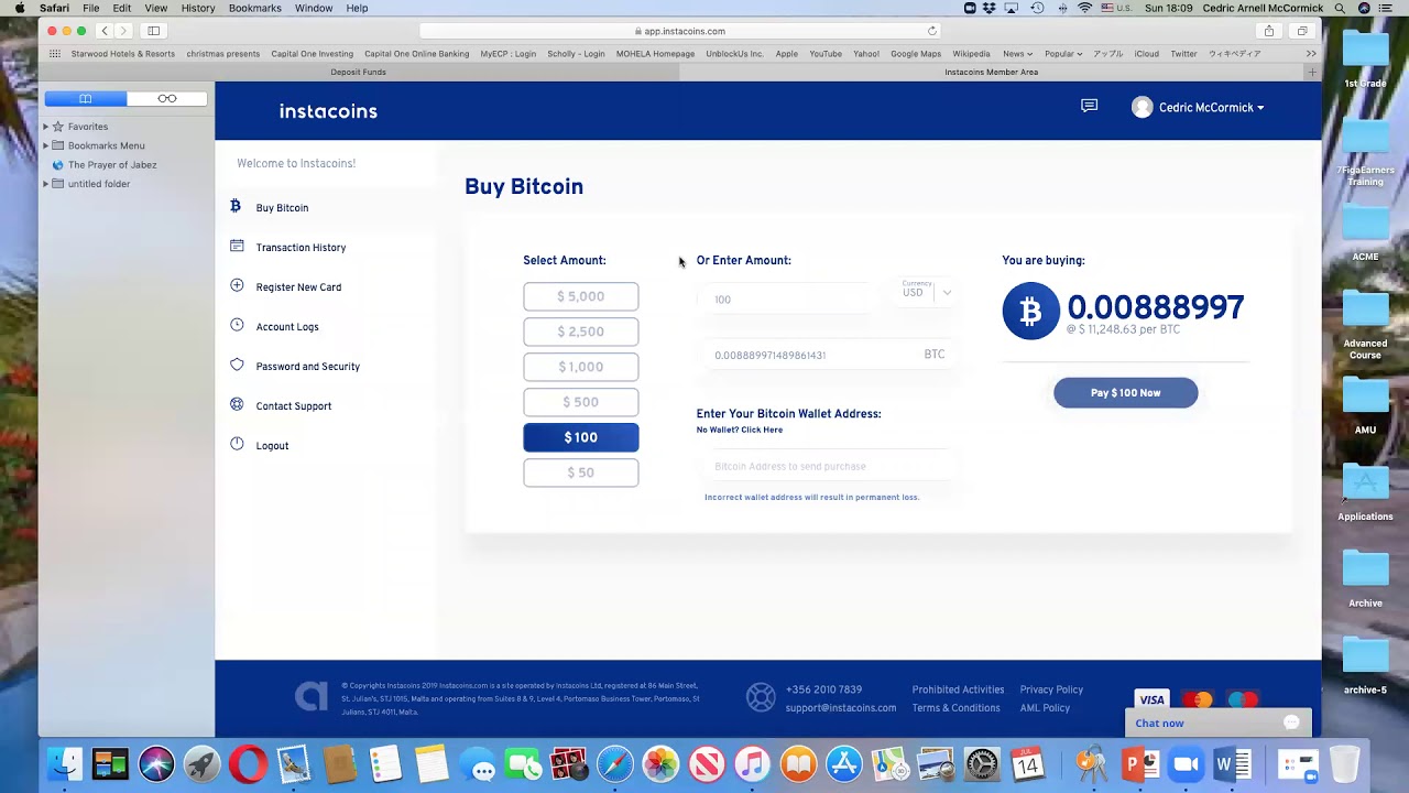 Bitcoin & Instacoin - YouTube