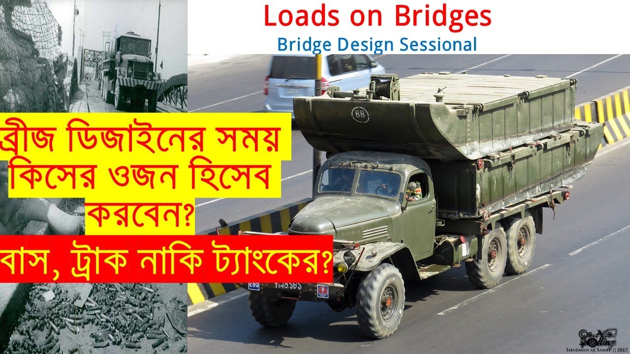 Types of Live Load on Bridges and Highways || Bridge Design || Civil ...