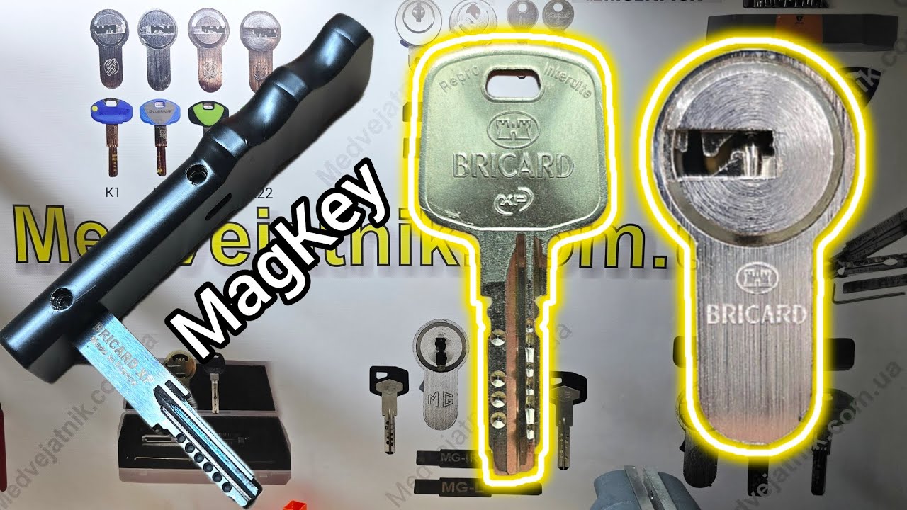 Bricard XP Magick key 🔑 Medvejatnik.com.ua - YouTube