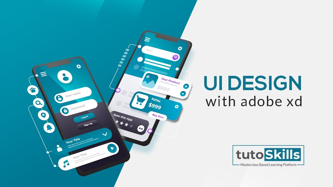 Adobe XD Quick Interface - UI Design with Adobe XD Bangla Course ...