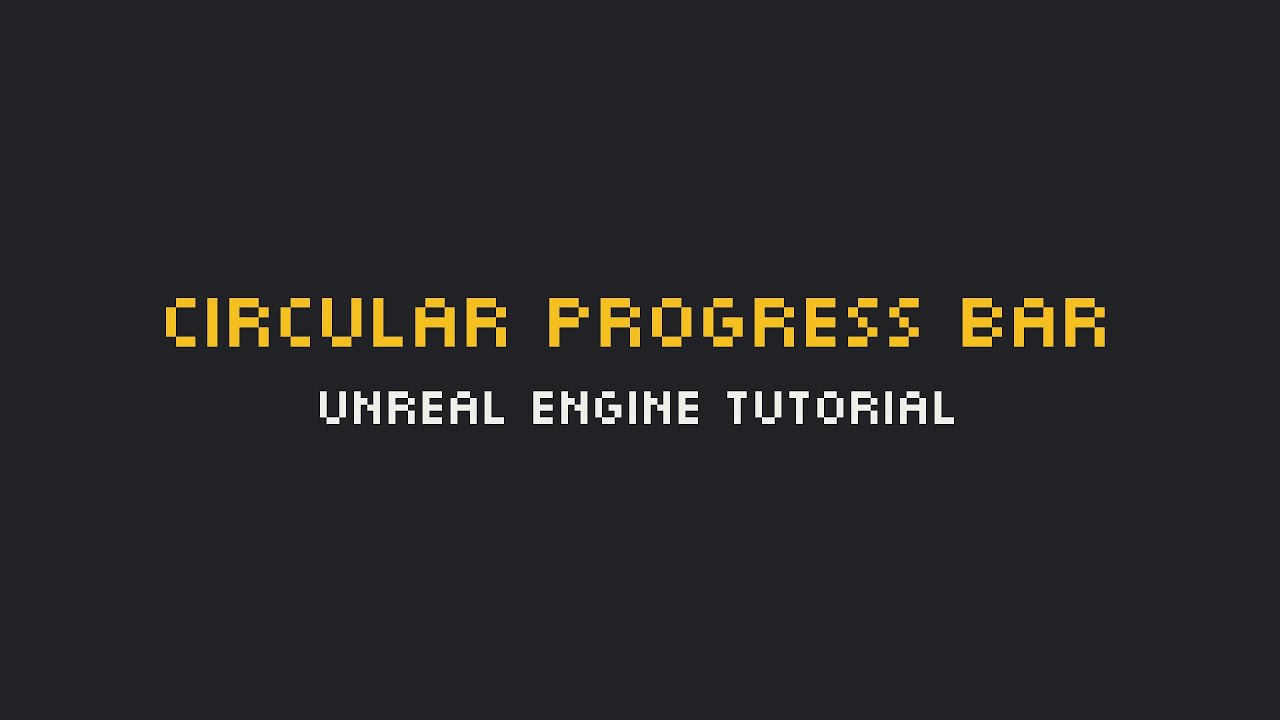 How To Create A Circular Progress Bar In Unreal Engine 5! - YouTube