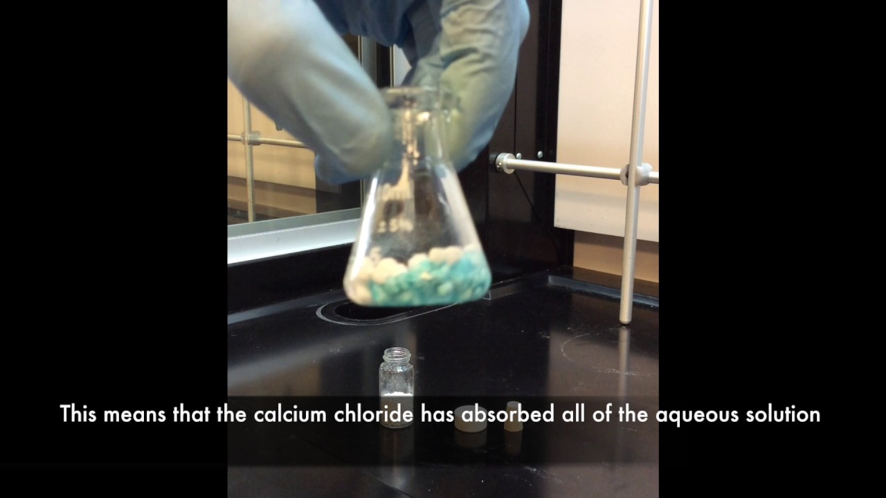 Removing Water from an Organic Liquid - YouTube