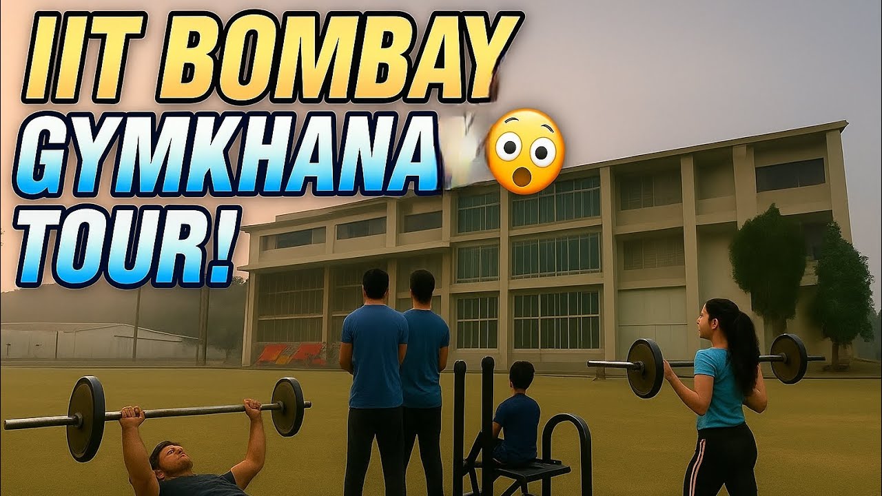 IIT Bombay Tour | IIT Bombay Gymkhana 🏋‍♂️ 🔥Full Campus Fitness ...