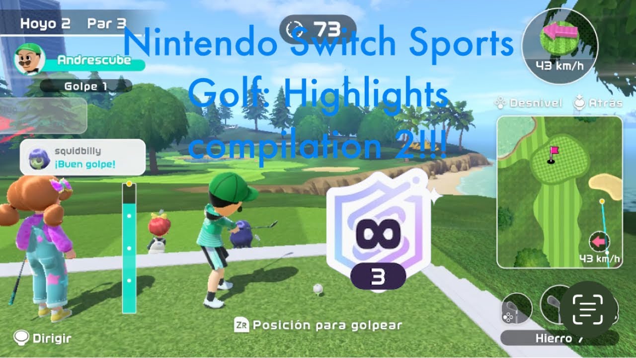 Nintendo Switch Sports: Golf Highlights compilation 2!!! - YouTube