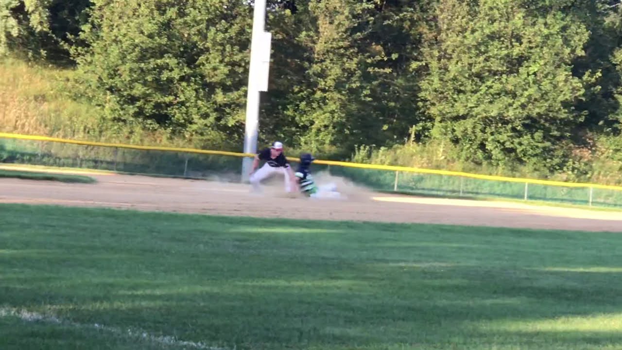 Dan Maglio 2021 Catcher - Runner caught stealing - YouTube