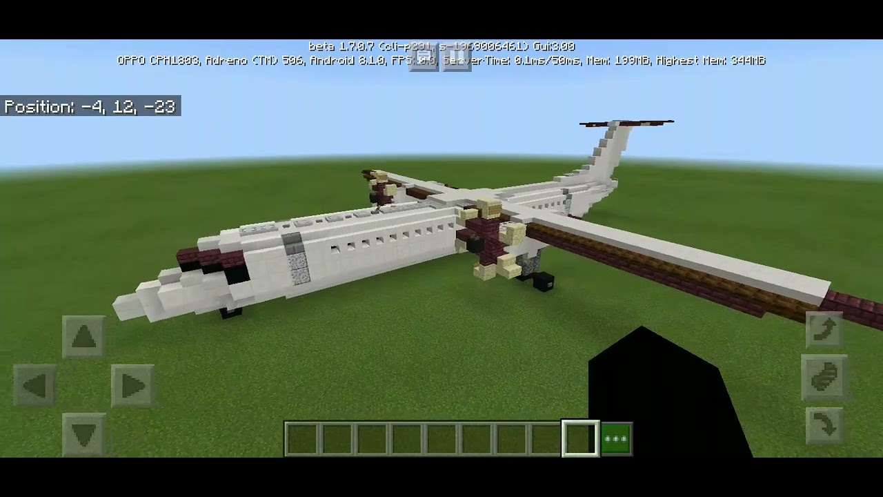Minecraft Dash 8 Bombardier Airplane Showcase - YouTube