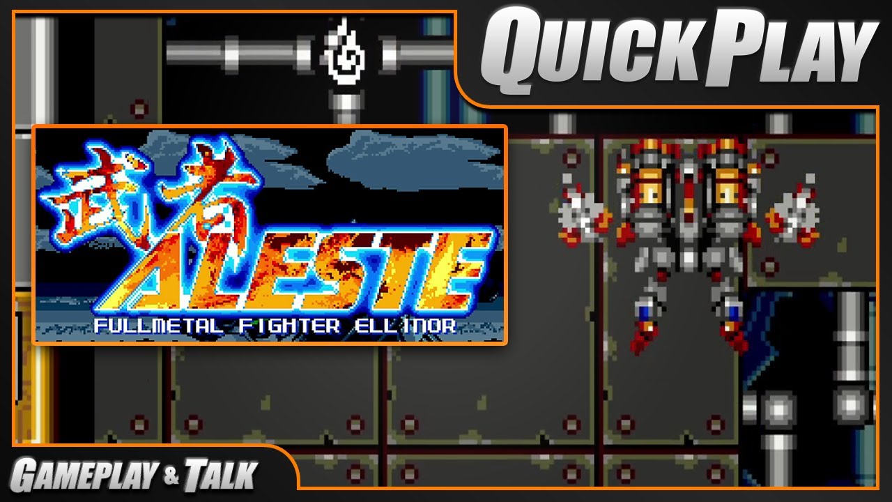 MUSHA Aleste (Sega Genesis / Megadrive) | Gameplay and Talk Quick Play ...