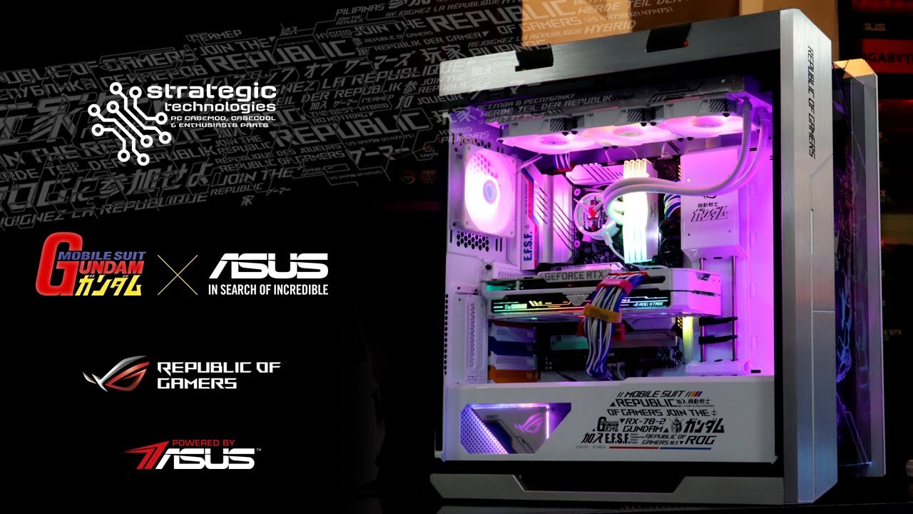 ASUS ROG x Gundam Mobile Suit RX-78-2 Gaming PC - YouTube