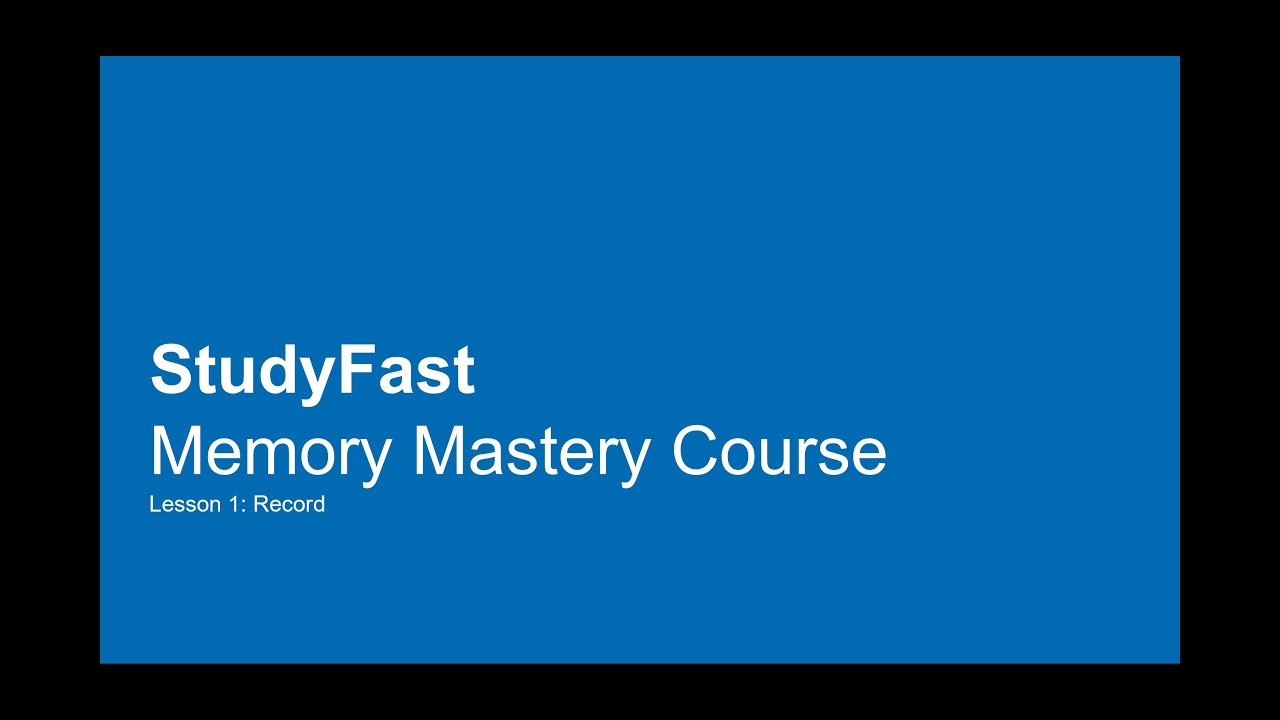 HOW TO MEMORISE A SCRIPT OR TALK FAST MEMORY MASTERY COURSE YouTube how-to-memorise-a-script-or-talk-fast-memory-mastery-course-youtube