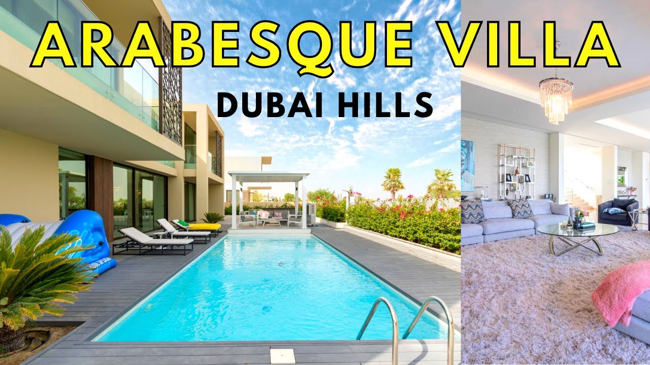 Inside a Exclusive Arabesque Mansion Villa in Dubai Hills - YouTube