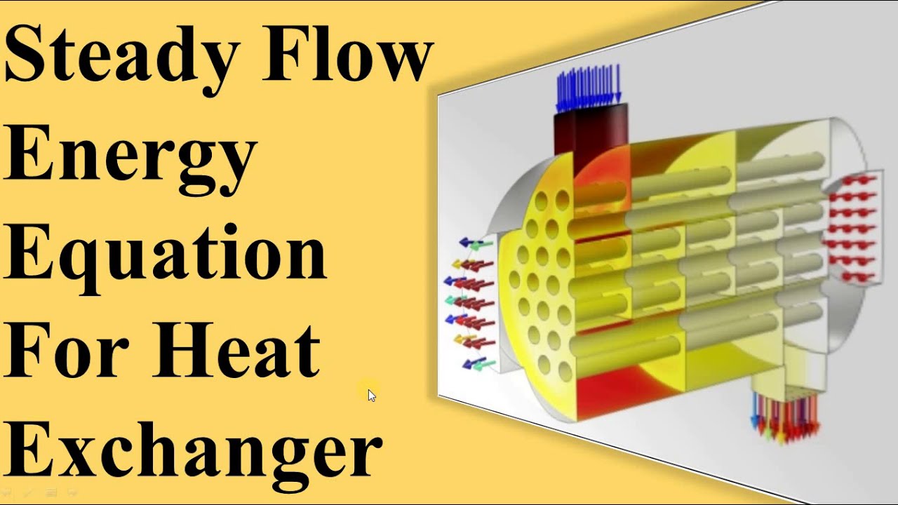 Steady Flow Energy Equation For Heat Exchanger - YouTube