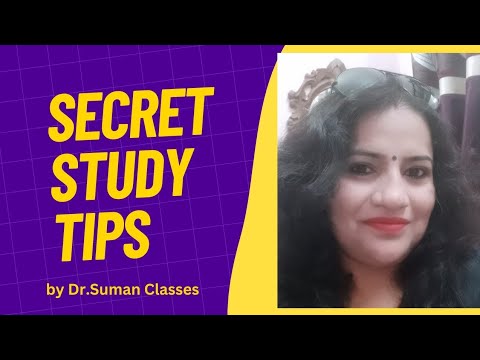 Secret tips to study effectively / study tips / by Dr.Suman Classes / #study #studytips # ...
