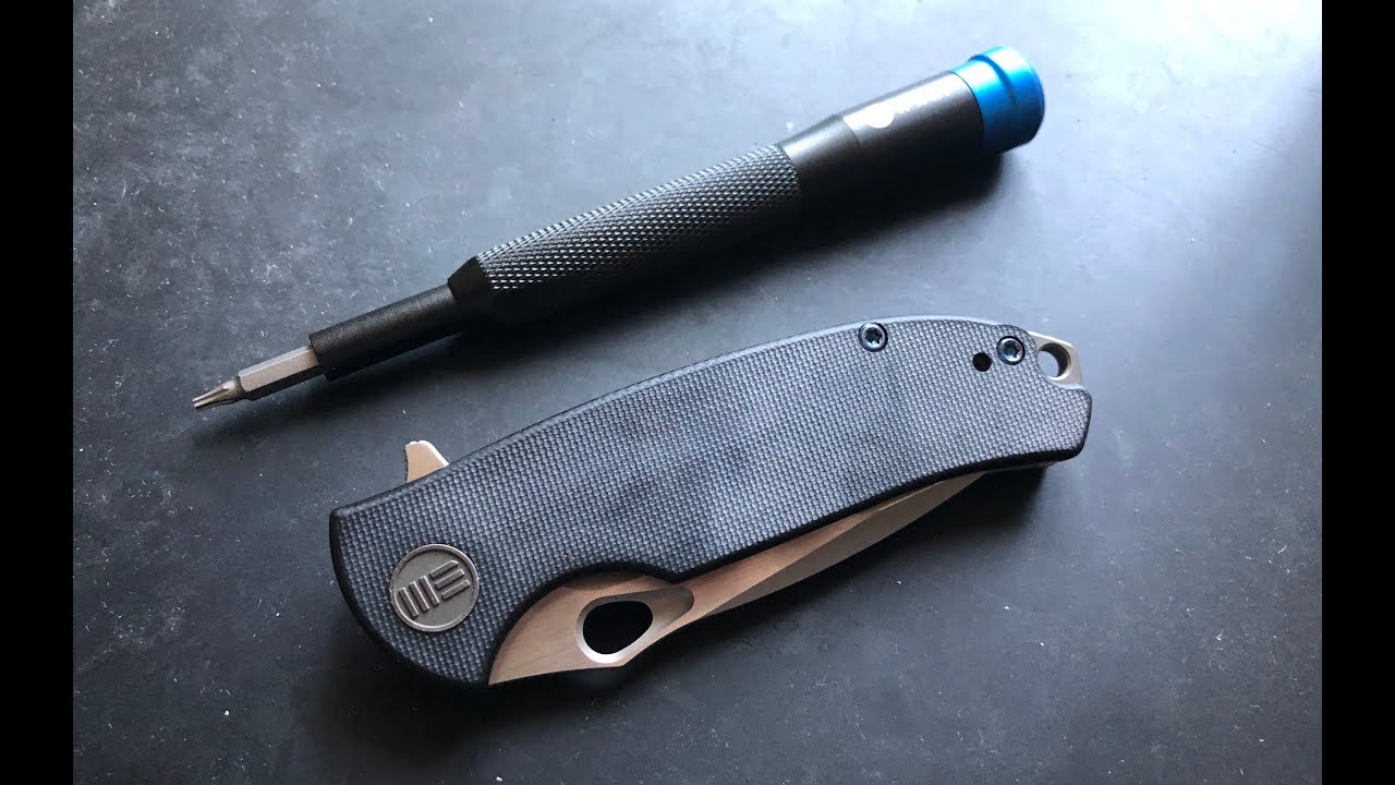 How to disassemble and maintain the WE Knives Rectifier Pocketknife ...