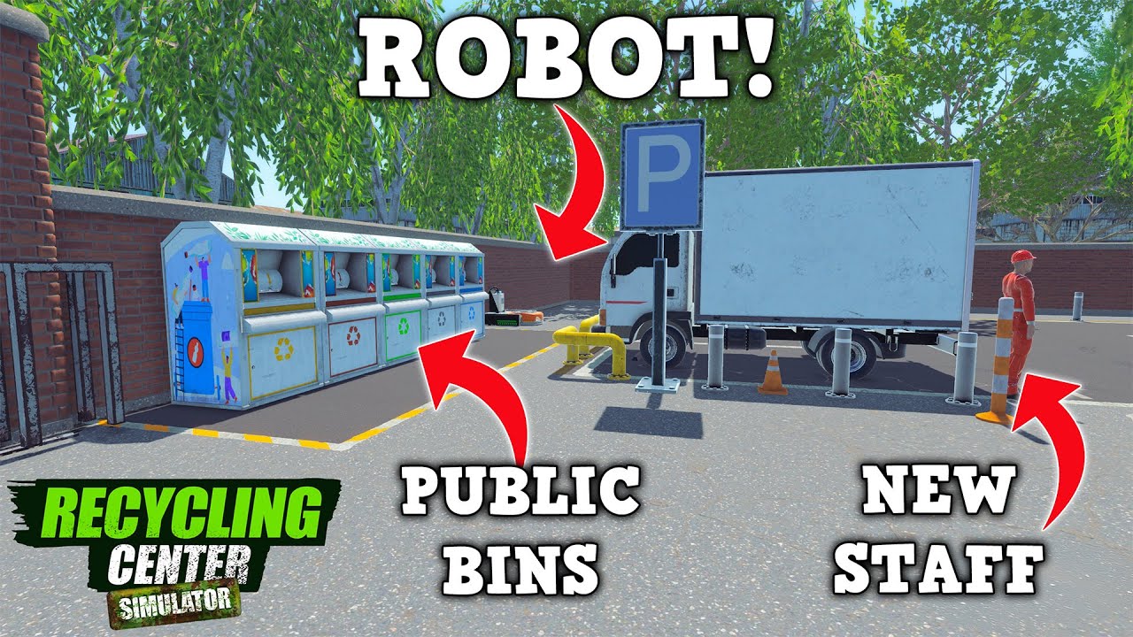 New Staff & Robot Is A Game Changer | Recycling Center Simulator | EP3 ...