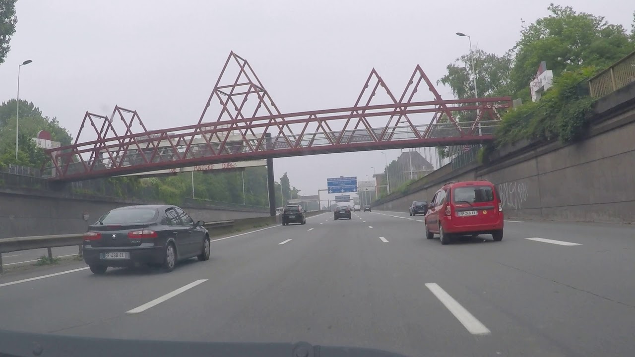 France by Autoroute - Lille - A22, A1, A25 etc - YouTube