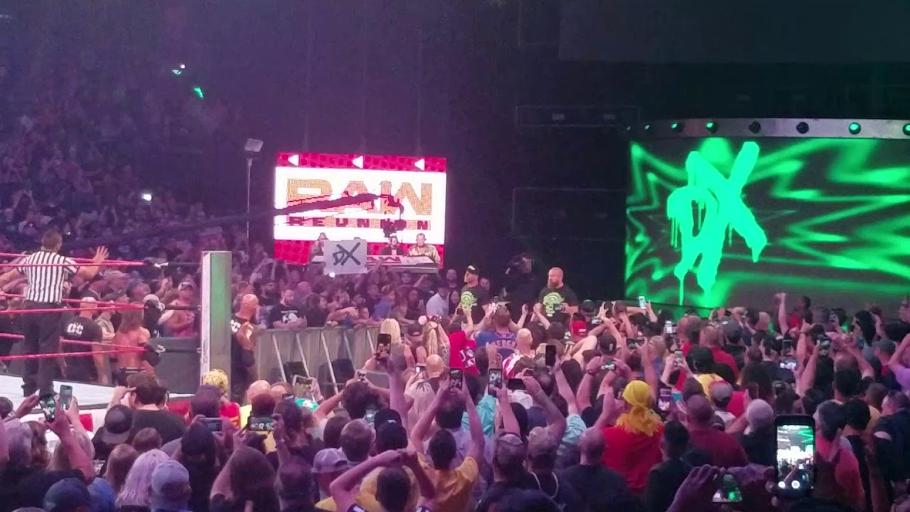 Degeneration-x DX Entrace Raw Reunion Live WWE Tampa - YouTube