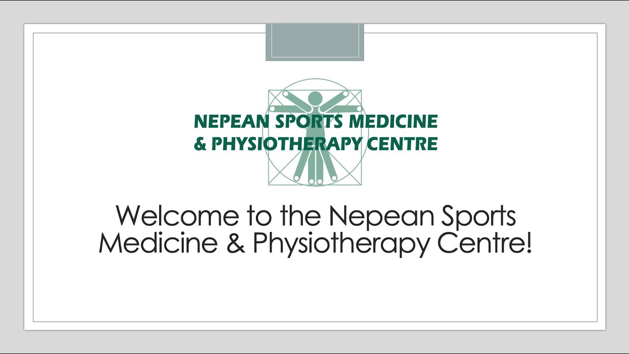 Nepean Sports Medicine & Physiotherapy Centre - Channel Trailer - YouTube