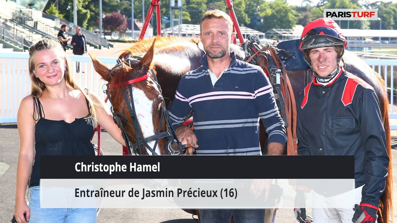 Christophe Hamel, entraîneur de Jasmin Précieux (15/07 à Enghien) - YouTube