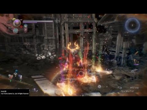 Nioh 2 Battle with Magatsu Warrior Underworld - YouTube