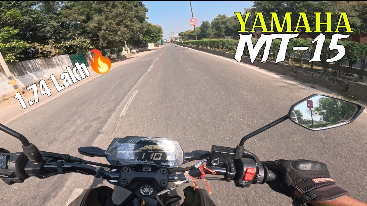 2024 Yamaha MT-15 Detailed Ride Review - Top Speed! #mt15 #mt15topspeed ...