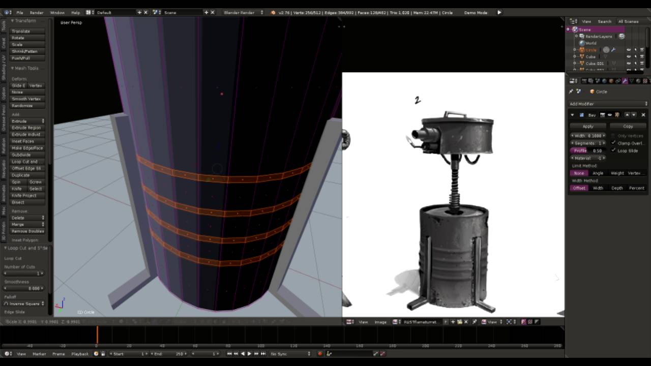 Rust flamethrower concept art turned 3D - YouTube