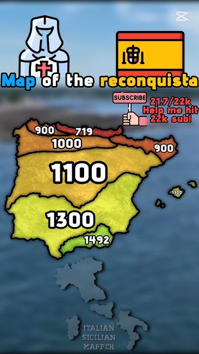 Map of the Reconquista #mapping - YouTube